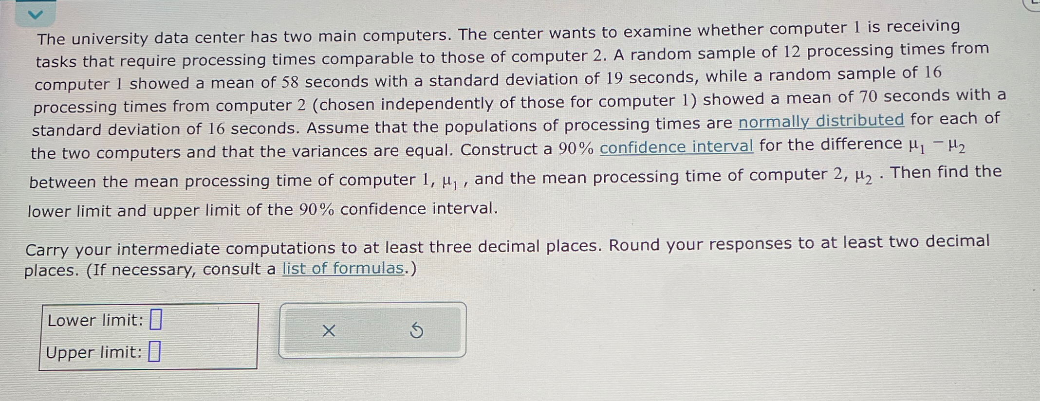 Solved The university data center has two main computers. | Chegg.com