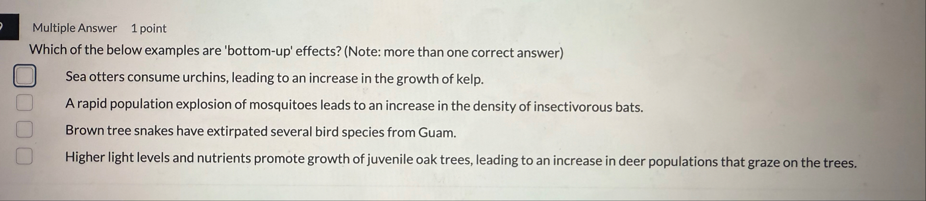 Solved Multiple Answer 1 ﻿pointWhich of the below examples | Chegg.com