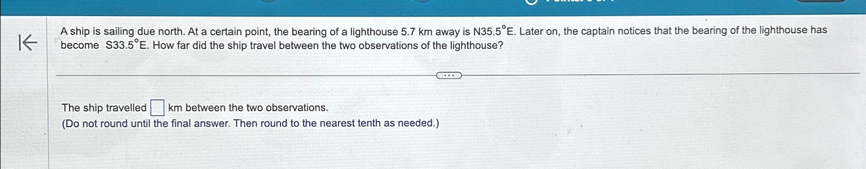 Solved A ship is sailing due north. At a certain point, the | Chegg.com | Chegg.com
