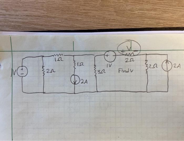 Solved Use source transformation to Find V | Chegg.com Solved Use source transformation to Find V | Chegg.com