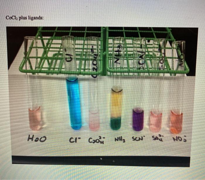 Solved Solutions of Cr(NO3)3 and CoCl2 were tested with each | Chegg.com