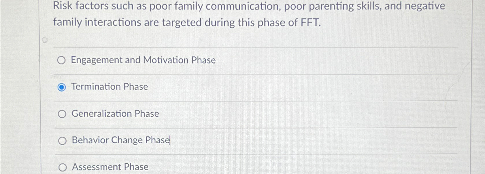 Solved Risk factors such as poor family communication, poor | Chegg.com