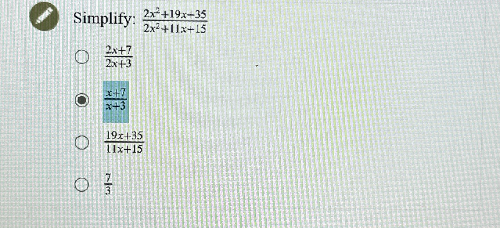 Solved Simplify: | Chegg.com