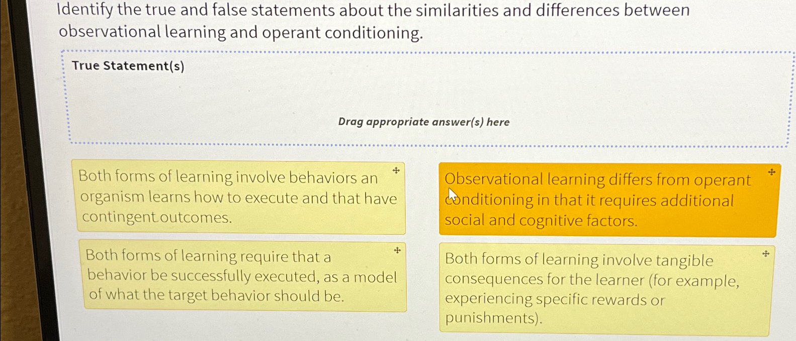 Solved Identify the true and false statements about the | Chegg.com