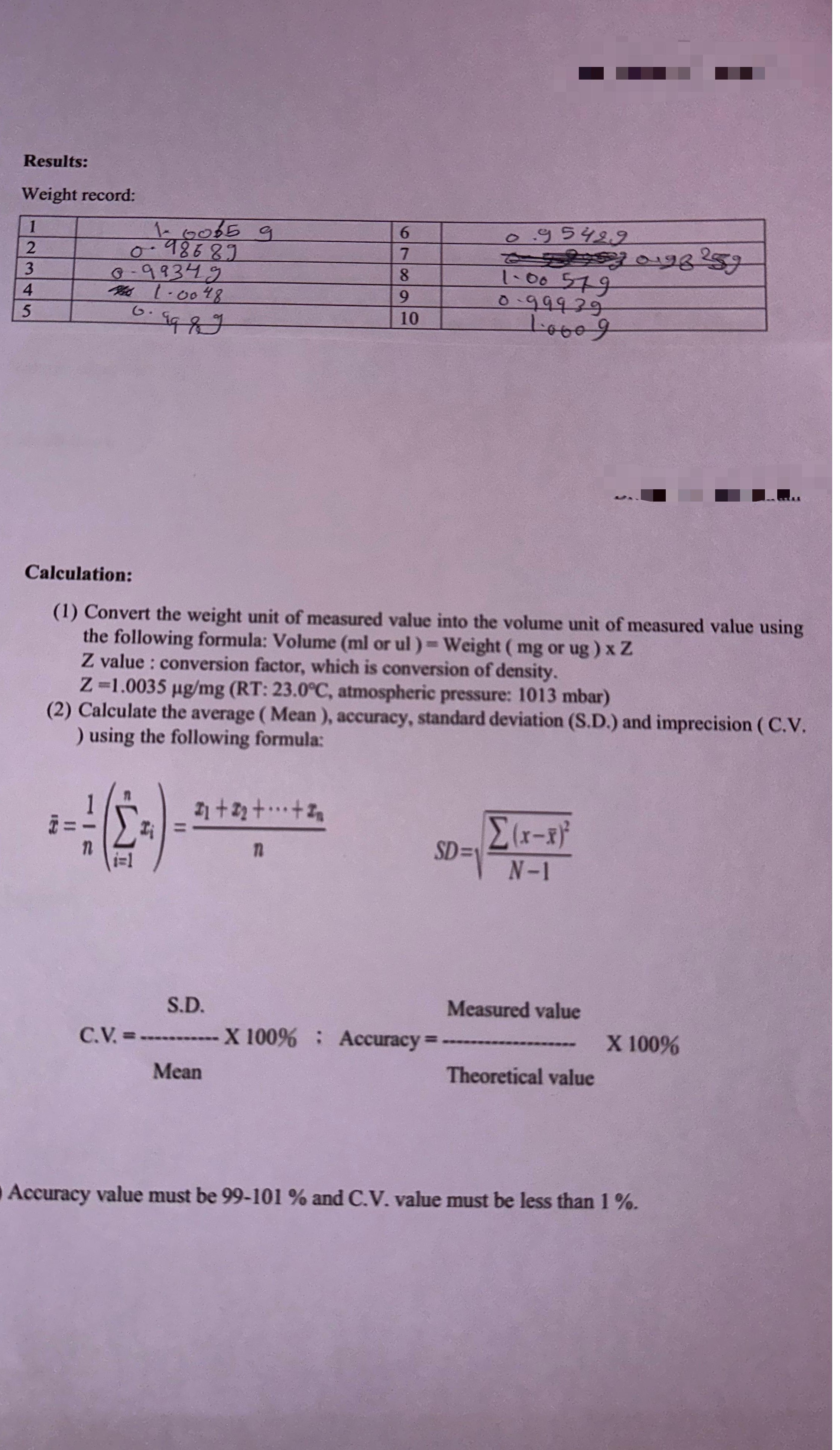 Results:Weight | Chegg.com
