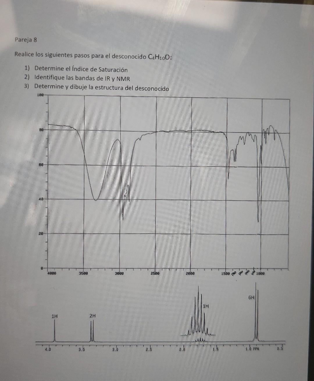 Solved f. Identifique las señales del espectro de 13 C-NMR | Chegg.com
