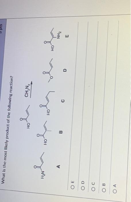Solved What is the most likely product of the following | Chegg.com