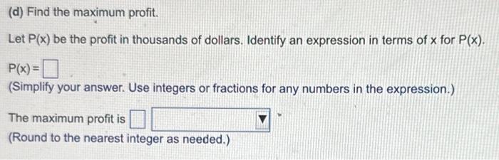 Solved R(x)=−52x2+8x,C(x)=51x+5187 (b) Find the minimum | Chegg.com