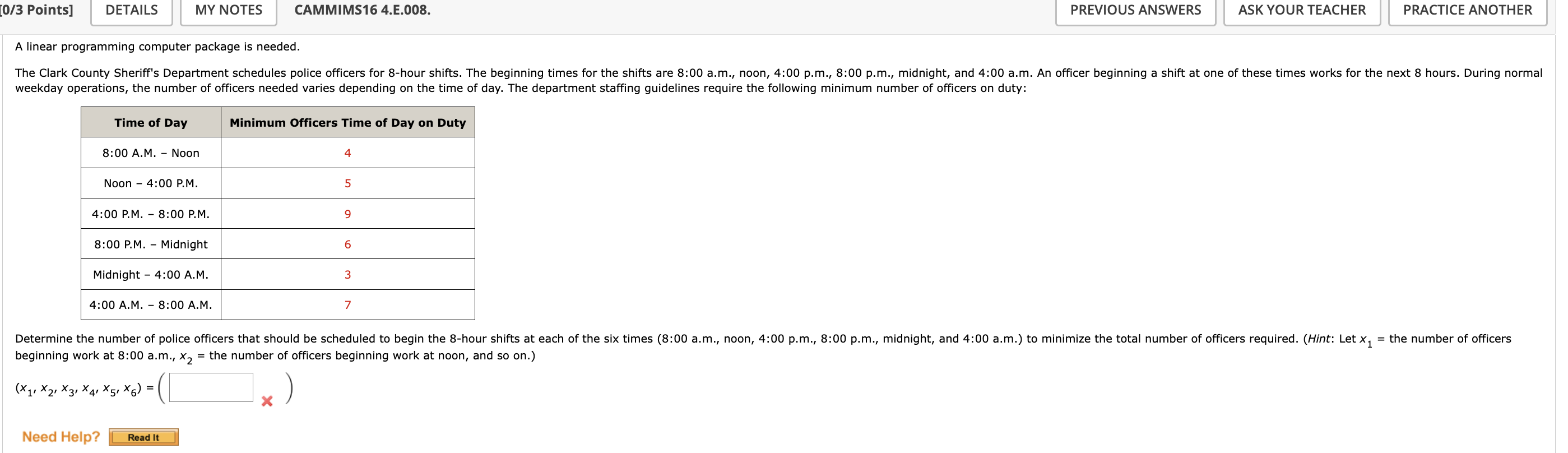Solved A linear programming computer package is | Chegg.com