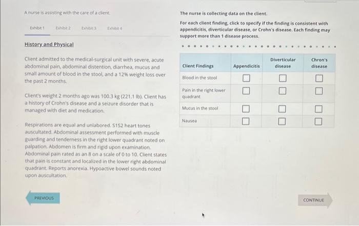 Solved A nurse is assisting with the care of a cient. The | Chegg.com