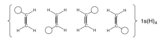 Solved The molecular orbitals of ethylene: The SALCs for the | Chegg.com