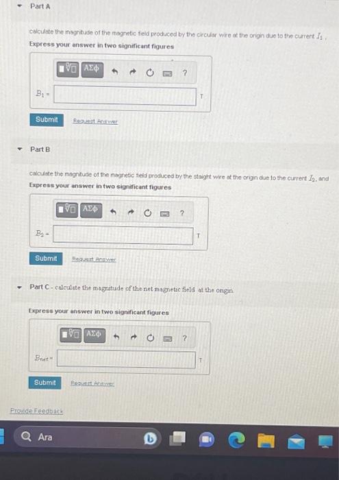 Solved Figure shows an intinite straight wire and a very | Chegg.com