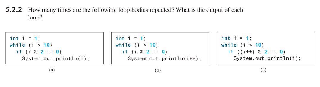 Solved 5.2.3 ﻿What is the output of the following code? | Chegg.com