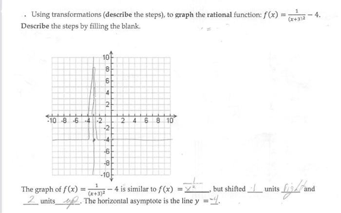 Solved - Using transformations (describe the steps), to | Chegg.com