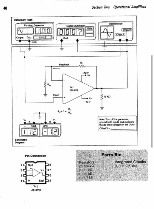 Solved Non-inverting Operational Amplifier Introduction The | Chegg.com Solved Non-inverting Operational Amplifier Introduction The | Chegg.com