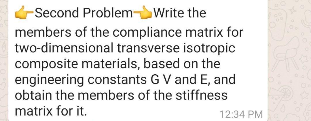 Solved Second Problem Write the members of the compliance | Chegg.com