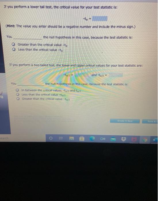 Solved 2 Testing A Population Mean Reaching A Conclusion