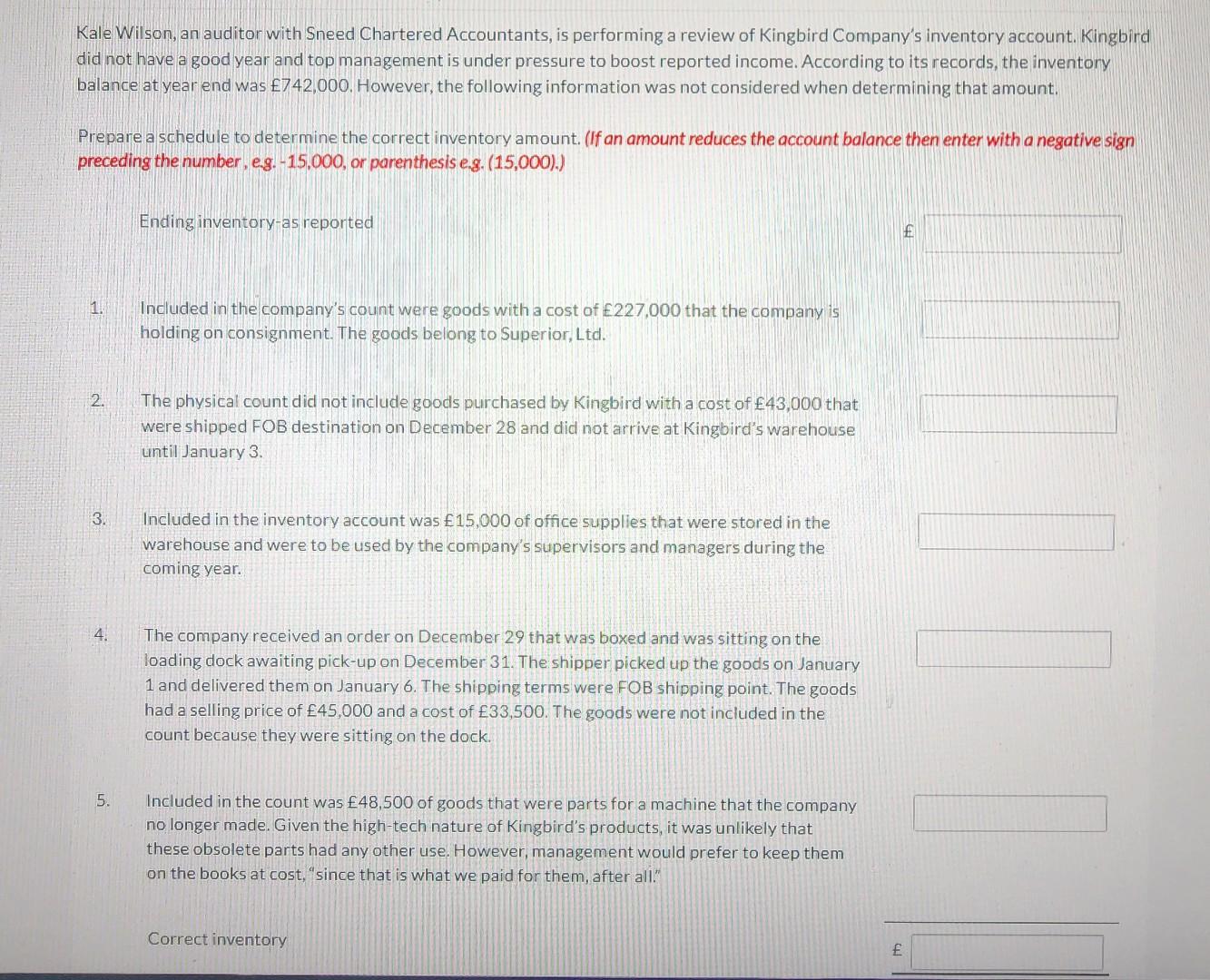 Solved Kale Wilson, an auditor with Sneed Chartered | Chegg.com