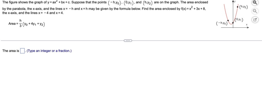 Solved The figure shows the graph of y=ax2+bx+c. ﻿Suppose | Chegg.com
