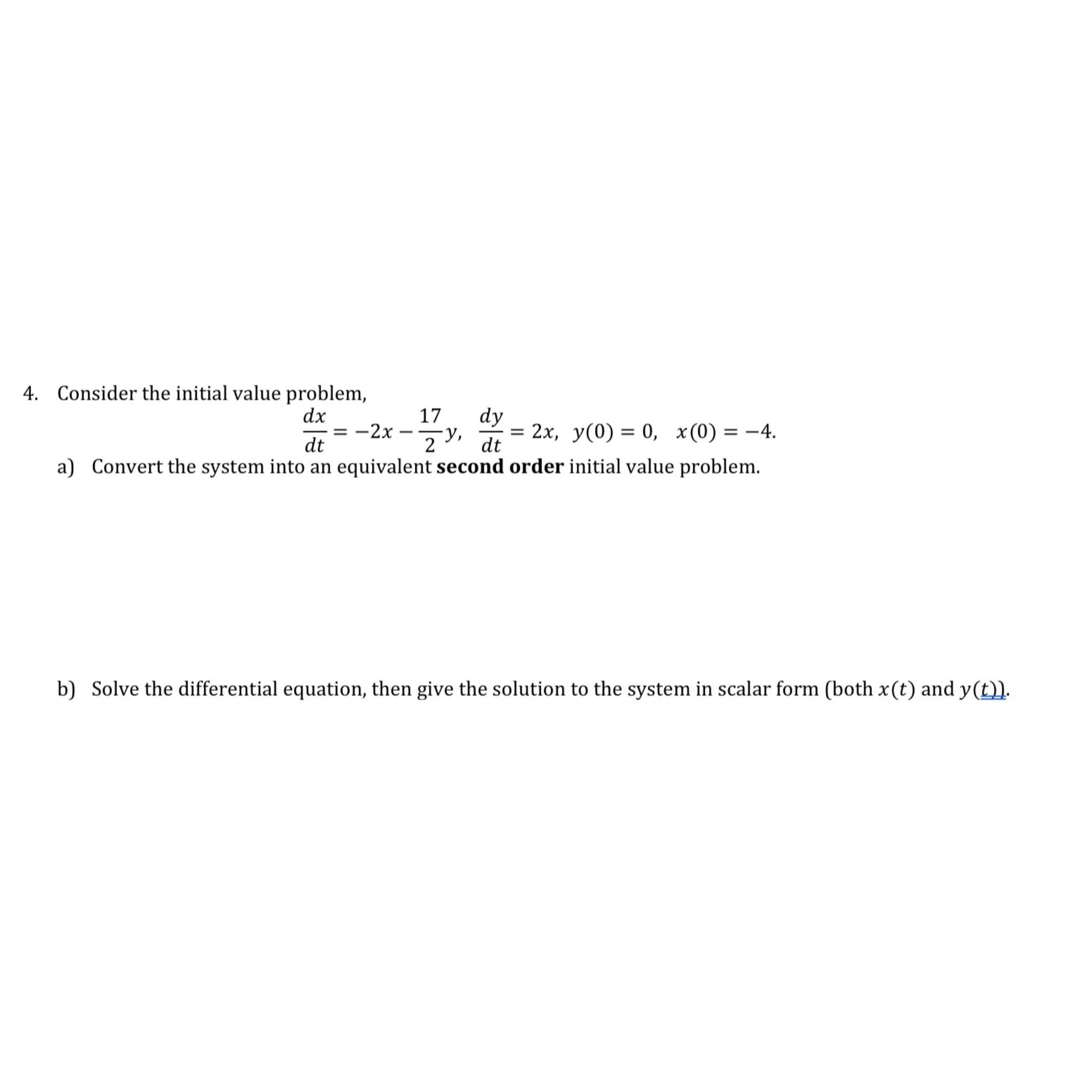 Solved Consider the initial value | Chegg.com