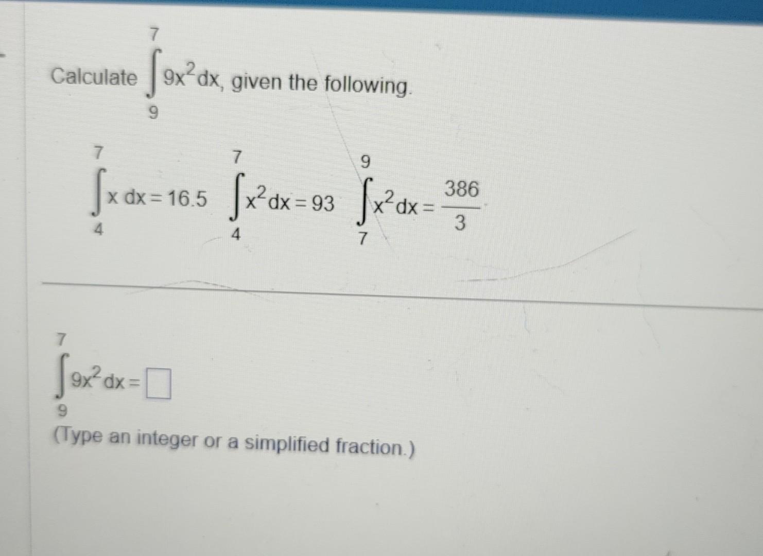 Solved Calculate the definite integral ∫caf(x)dx by | Chegg.com