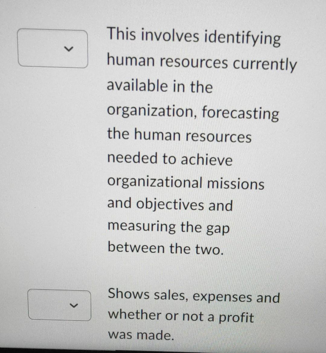 Solved Match the term with its accompanying definition. An | Chegg.com