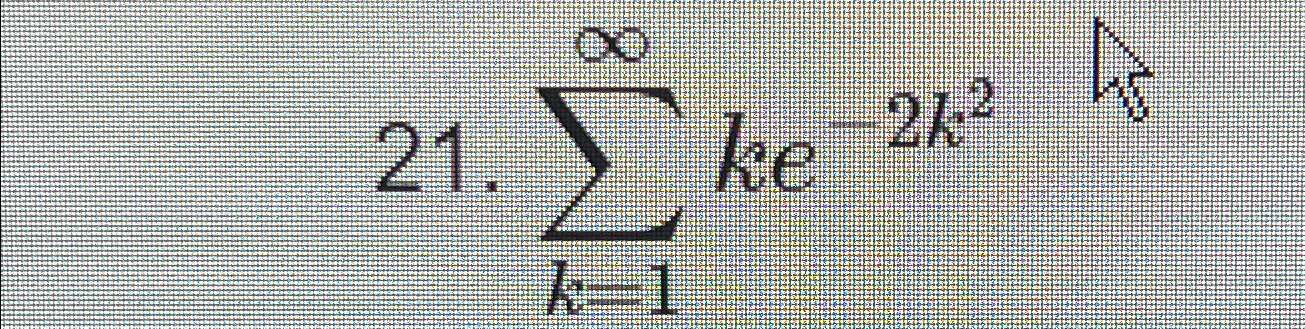 Solved 17-22. Integral Test Use the Integral Test to | Chegg.com Solved 17-22. Integral Test Use the Integral Test to | Chegg.com