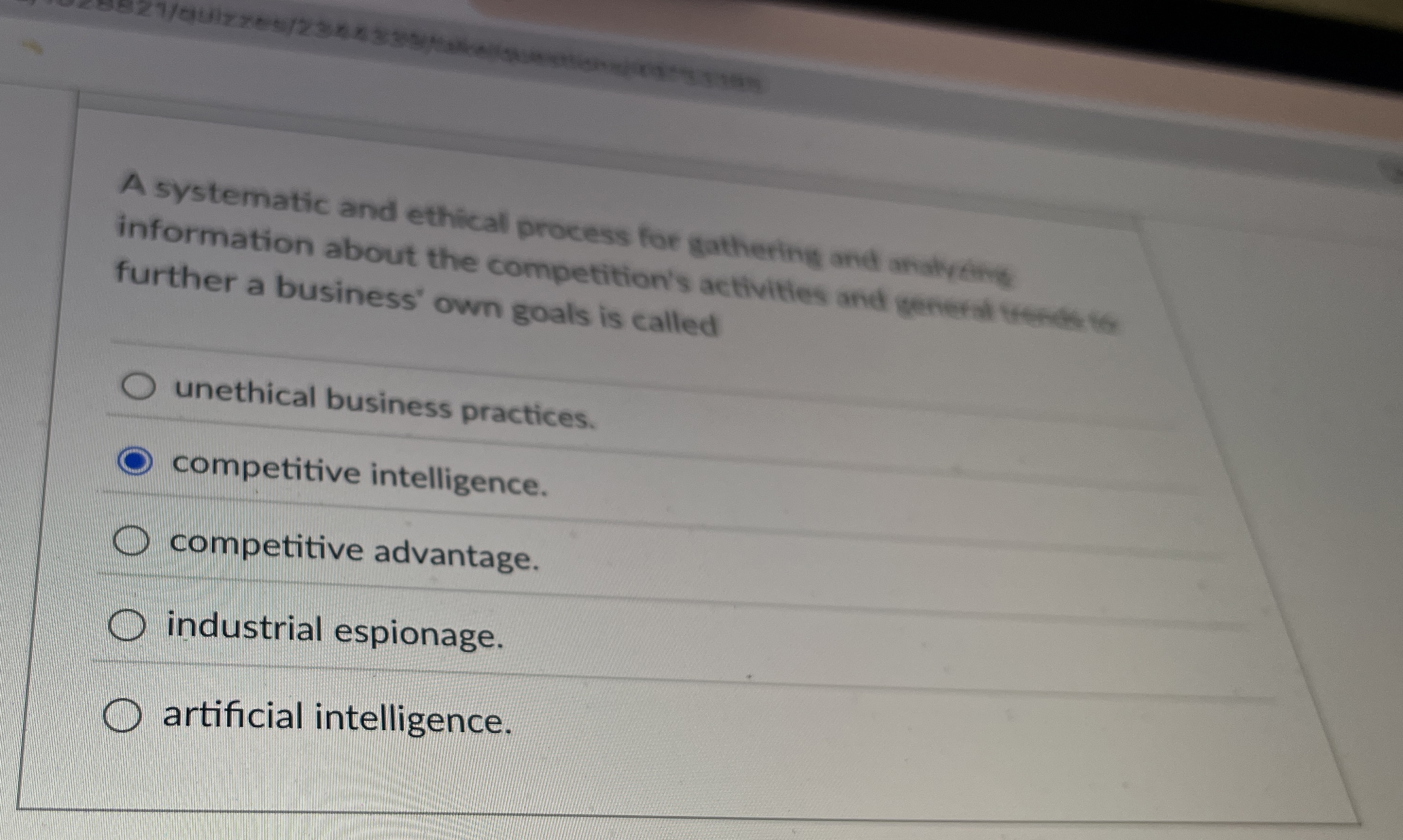 Solved A systematic and ethical process for gathering and | Chegg.com