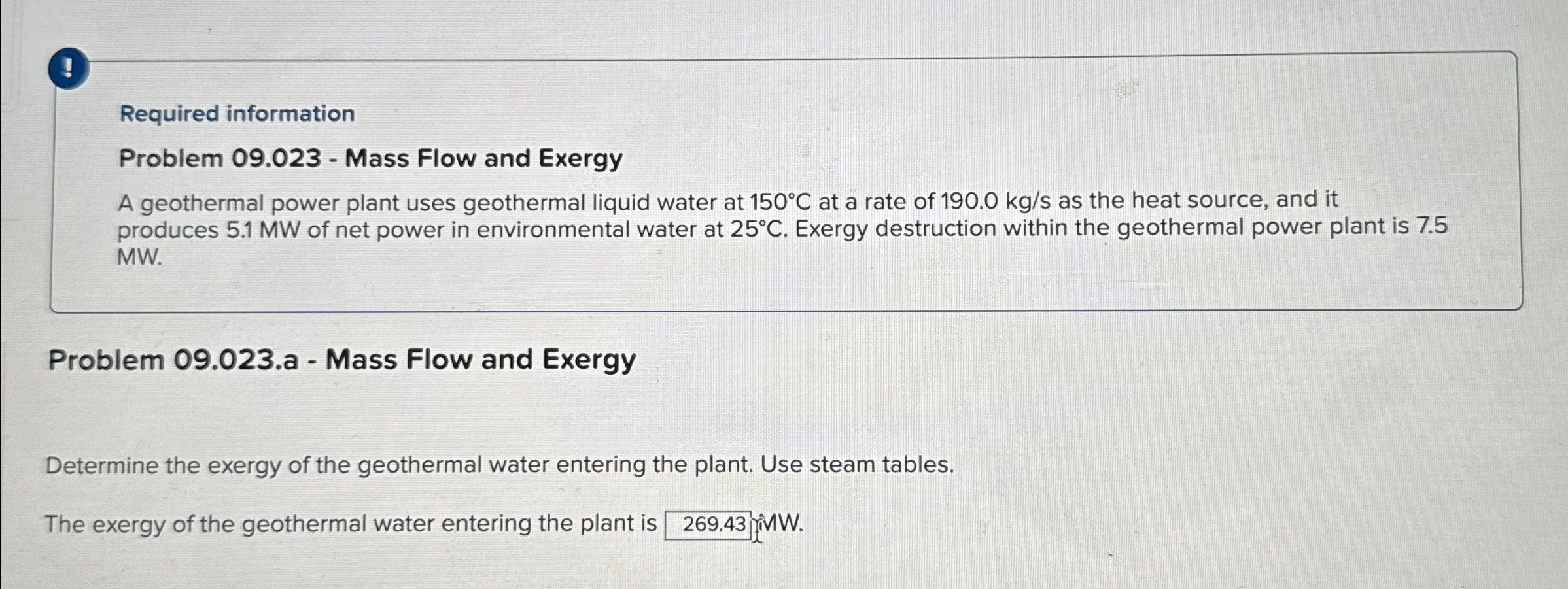 Solved Required informationProblem 09.023 - ﻿Mass Flow and | Chegg.com