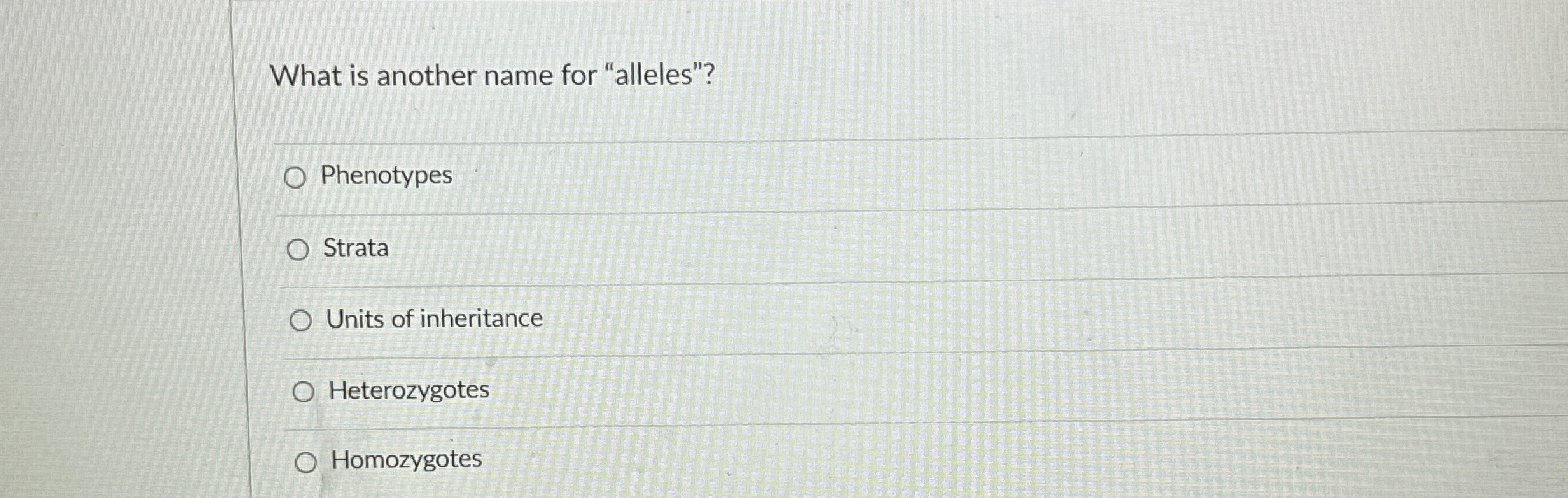 Solved What is another name for | Chegg.com