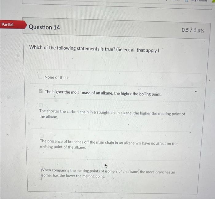 Solved Which of the following statements is true? (Select | Chegg.com