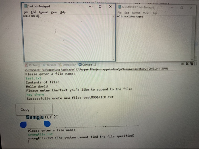 Solved TTTTTTY Input/Output and Exceptions Program | Chegg.com