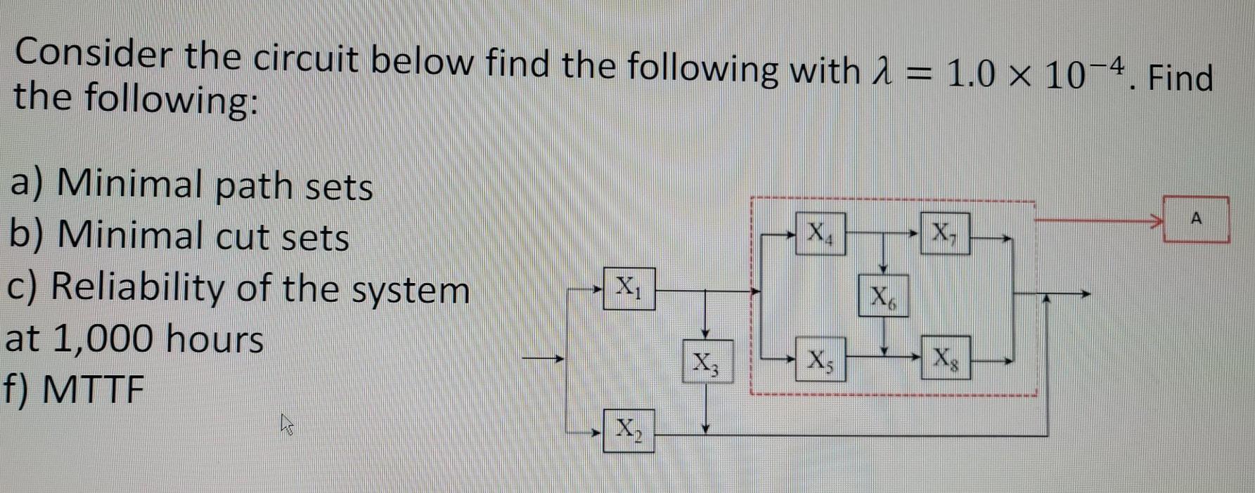 Solved Consider the circuit below find the following with 1 | Chegg.com