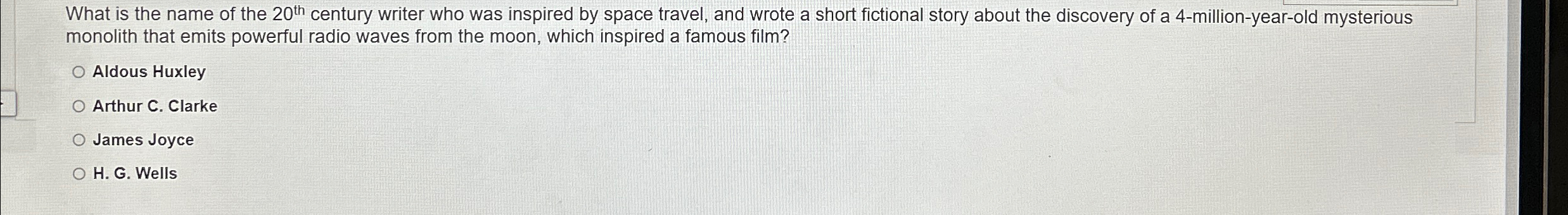 Solved What is the name of the 20th ﻿century writer who was | Chegg.com