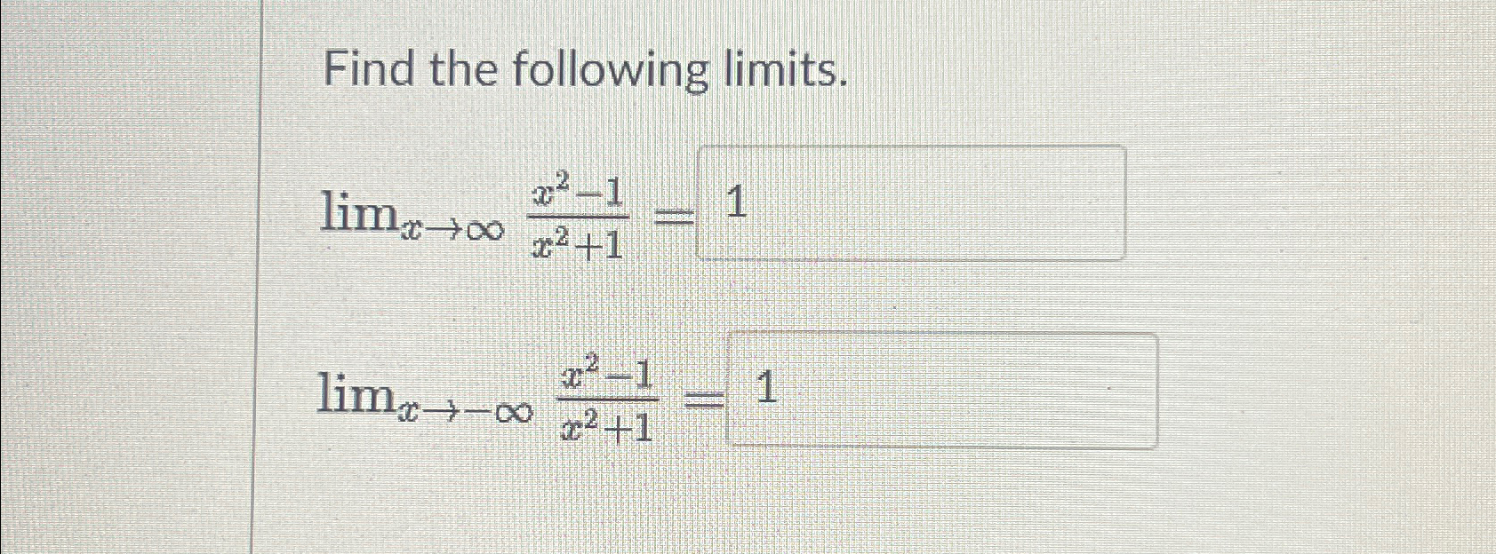 Solved Find the following | Chegg.com
