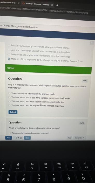 Solved 2 of Why is it important to implement all changes in | Chegg.com
