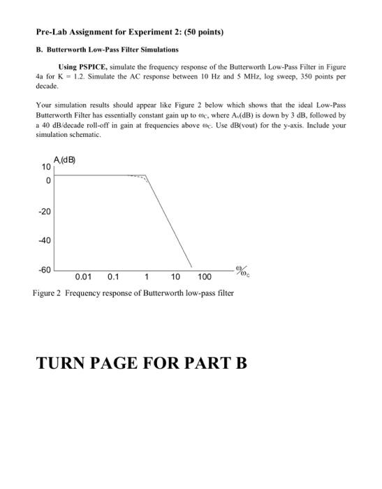 Solved Pre-Lab Assignment for Experiment 2: (50 points) B. | Chegg.com