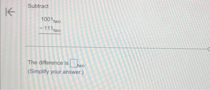 Solved The difference is wo (Simplify your answer.) | Chegg.com