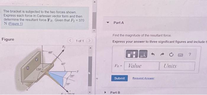 Solved Find Coordinate Direction Angle α Of The Resultant
