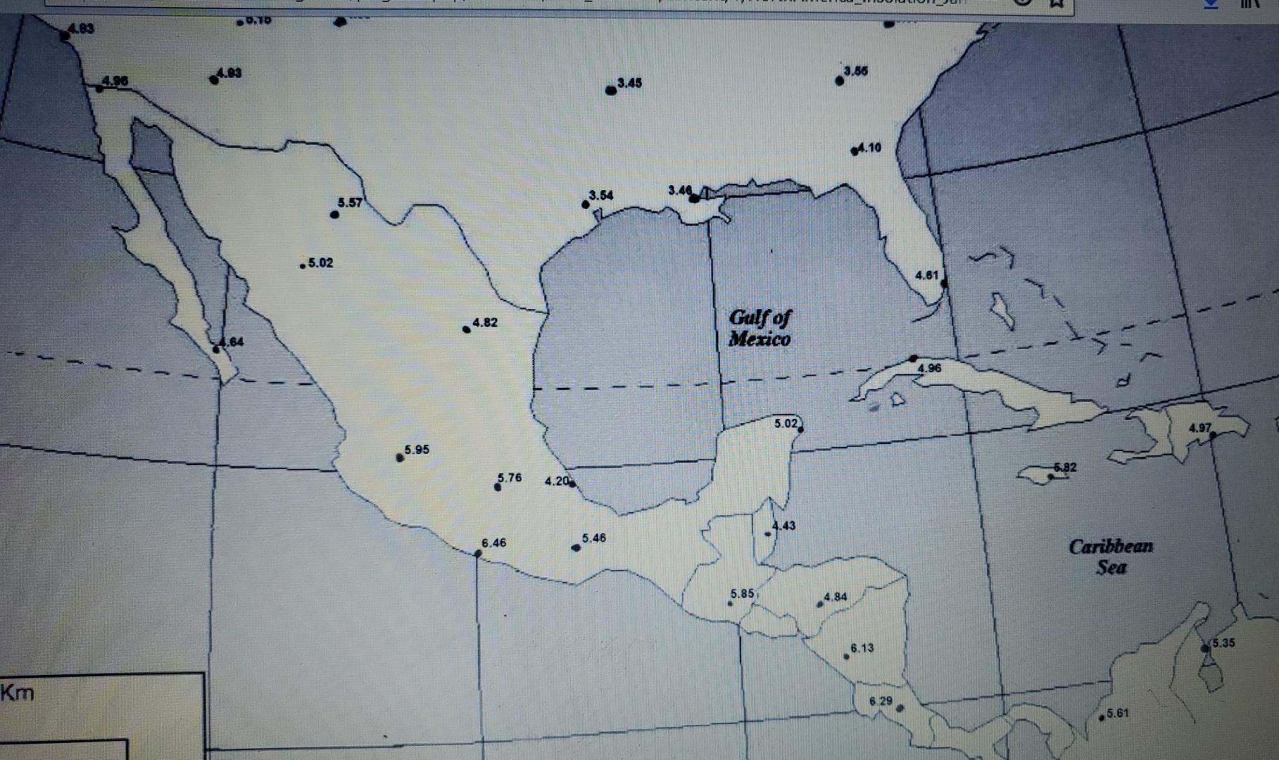 Solved 1. For the January insolation map, draw isopleths | Chegg.com