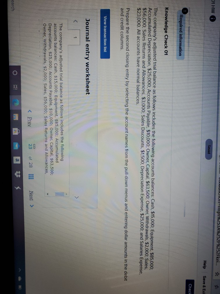Solved UNCTIUNEnteps%253A%252F%252Fkei... 01 HW Saved Help | Chegg.com