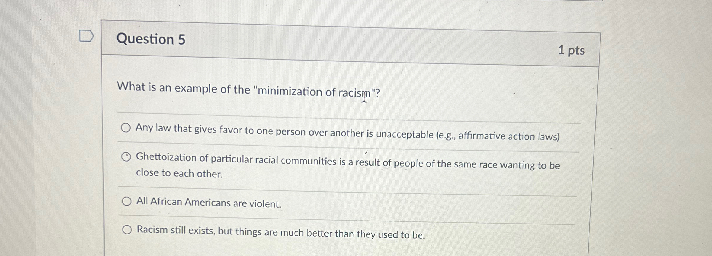 Solved Question 51 ﻿ptsWhat is an example of the | Chegg.com