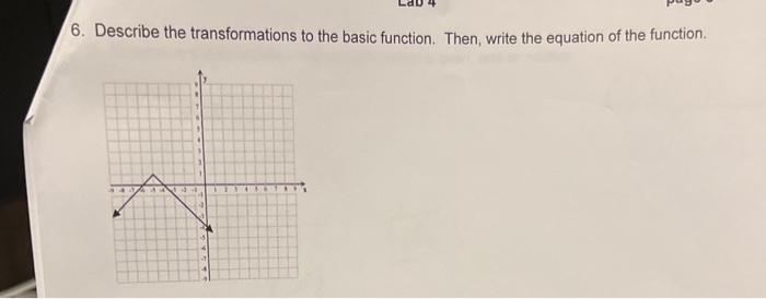 Solved 6. Describe the transformations to the basic | Chegg.com