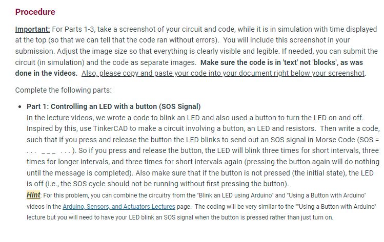 Solved ProcedureImportant: For Parts 1-3, ﻿take a screenshot | Chegg.com