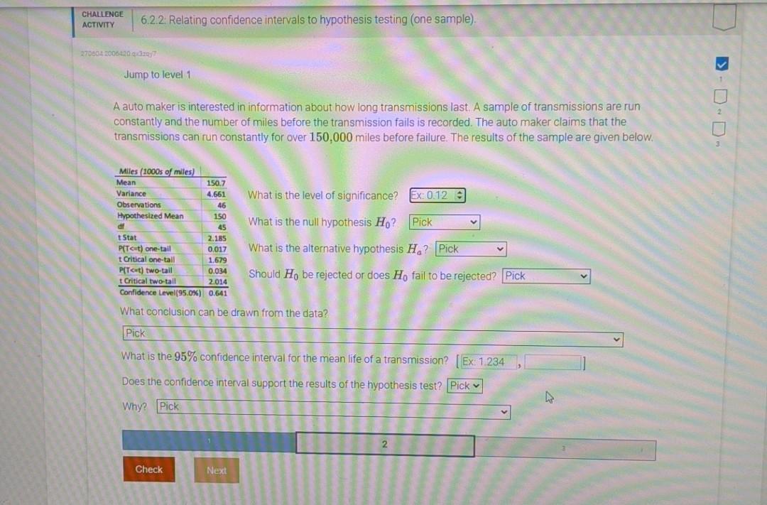 Solved CHALLENGE ACTIVITY 6.2.2: Relating confidence | Chegg.com