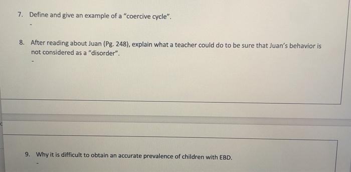 Solved 7. Define and give an example of a "coercive cycle". | Chegg.com