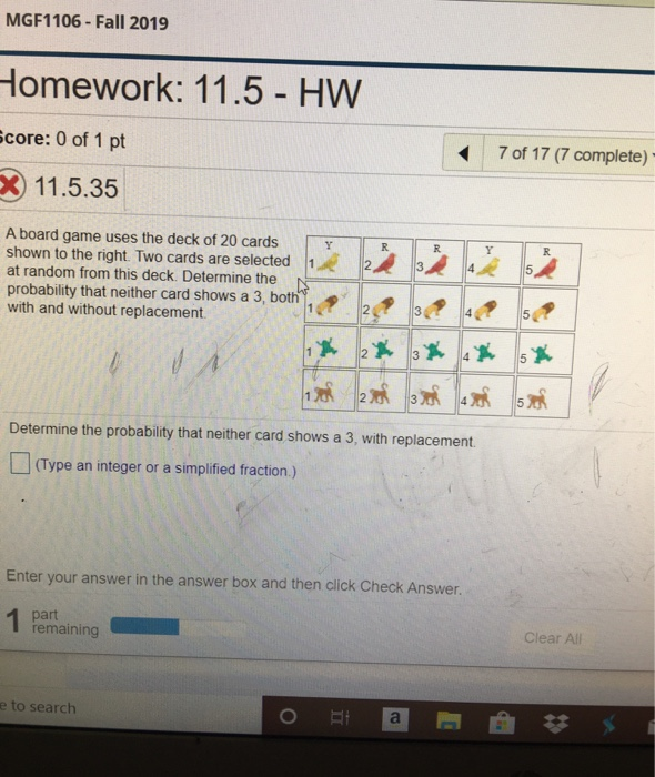 Solved MGF1106 - Fall 2019 Homework: 11.5 - HW core: 0 of 1 | Chegg.com