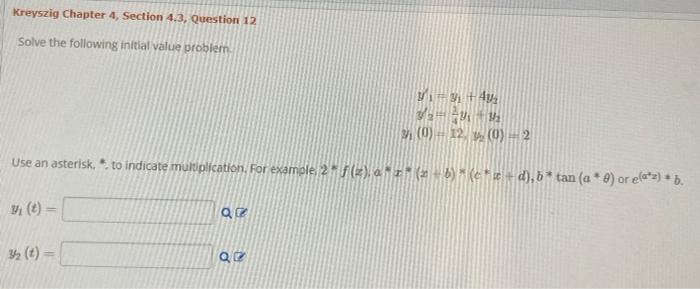 Solved Kreyszig Chapter 4, Section 4.3, Question 12 Solve | Chegg.com