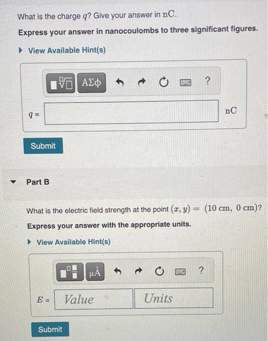[Solved]: An electric dipole is formed from two charges,