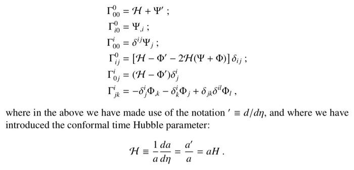Solved 2. Scalar perturbations in cosmology: computing the | Chegg.com
